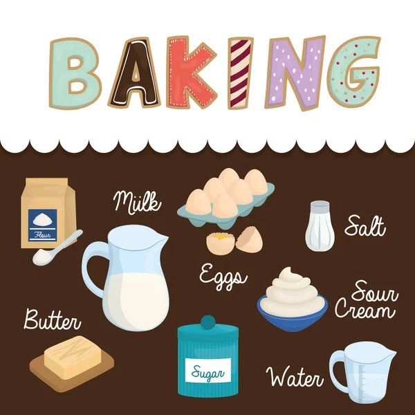 Cake Ingredients Clipart