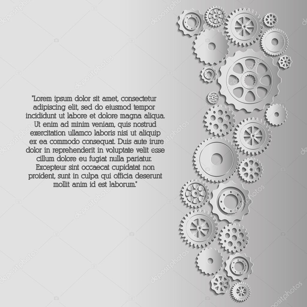 Industrial wheel background, vector illustration Stock Vector Image by ...