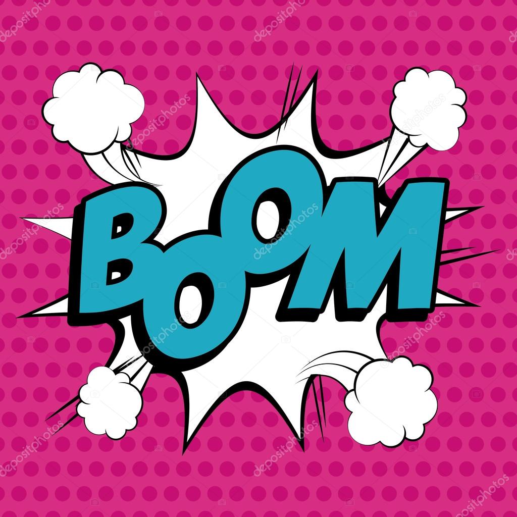 Retro message design, pop art style, vibrant colors Stock Vector Image ...