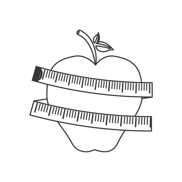 5,432,600 Apple with measuring tape Vector Images | Depositphotos