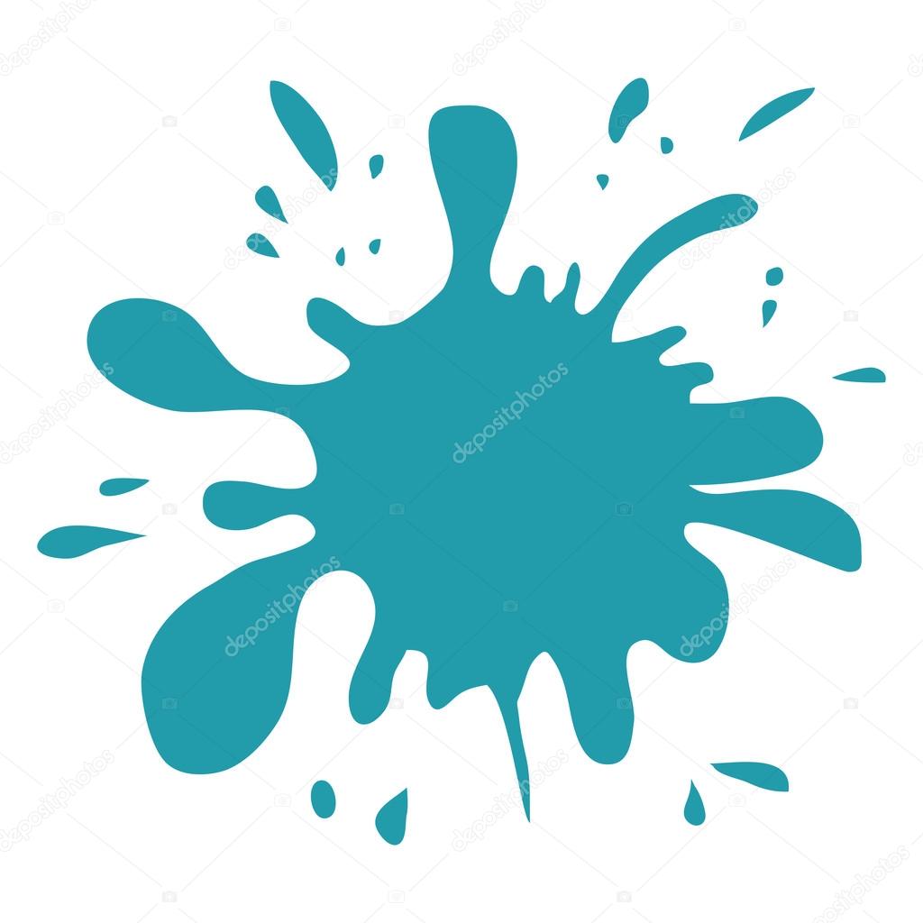 Paint design. Splash icon. vector graphic Stock Vector Image by ©djv ...