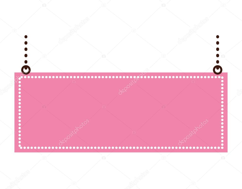 Label design. pink frame icon. vector graphic — Stock Vector © djv ...