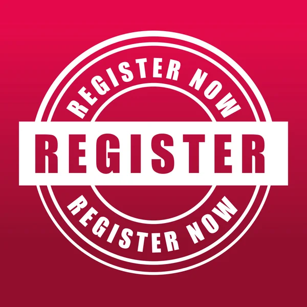 Register now design. — Stock Vector © djv #70085377