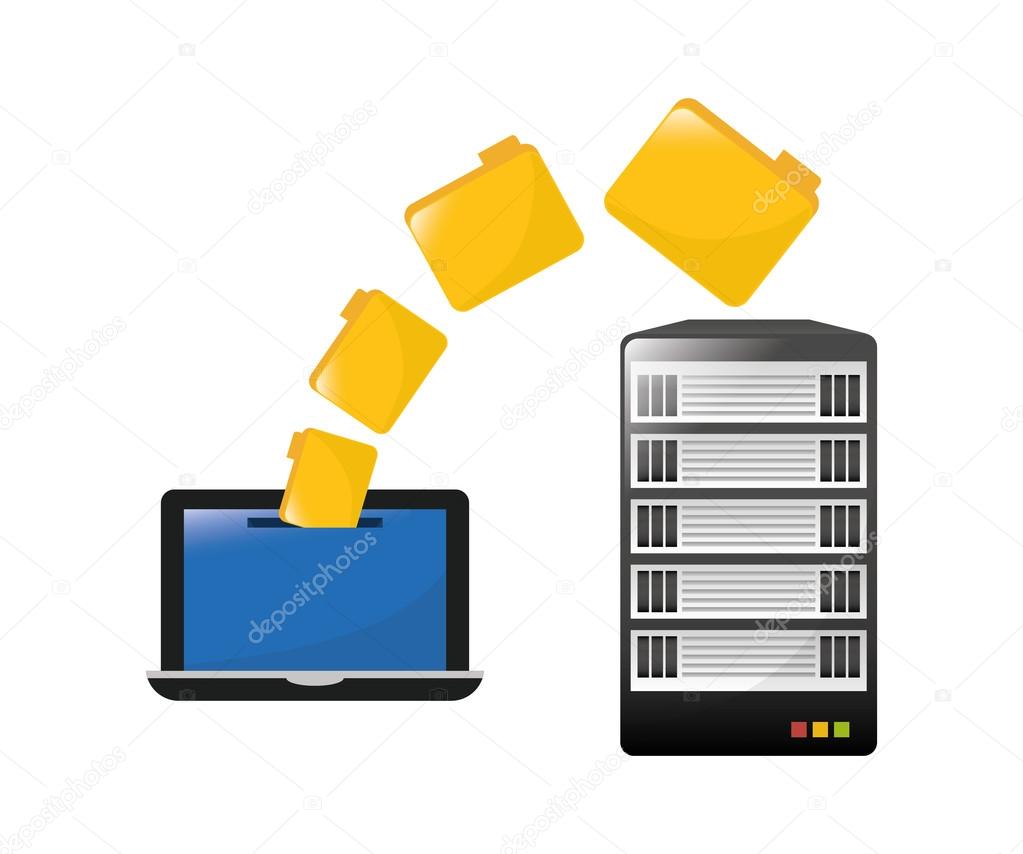 Diseño de base de datos, ilustración vectorial. 2023