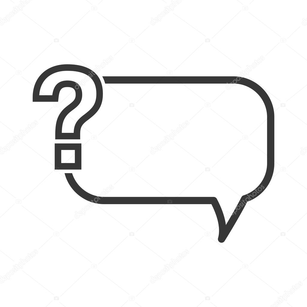 Question mark ask icon. Vector graphic Stock Vector Image by ©djv ...