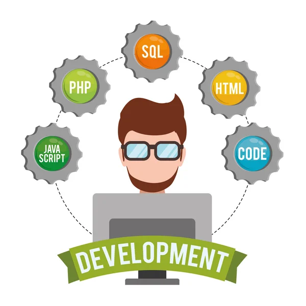 Web developer design. Stock Vector by ©djv 81611620