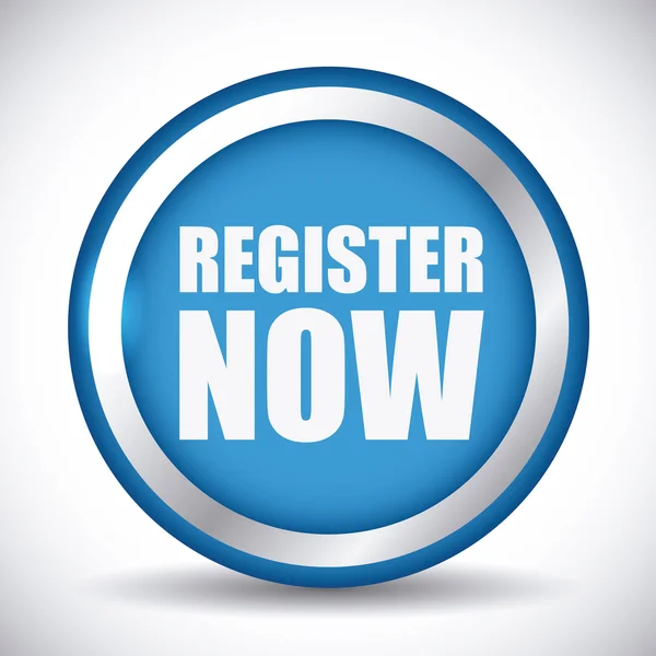 Register button design — Stock Vector © djv #61984309