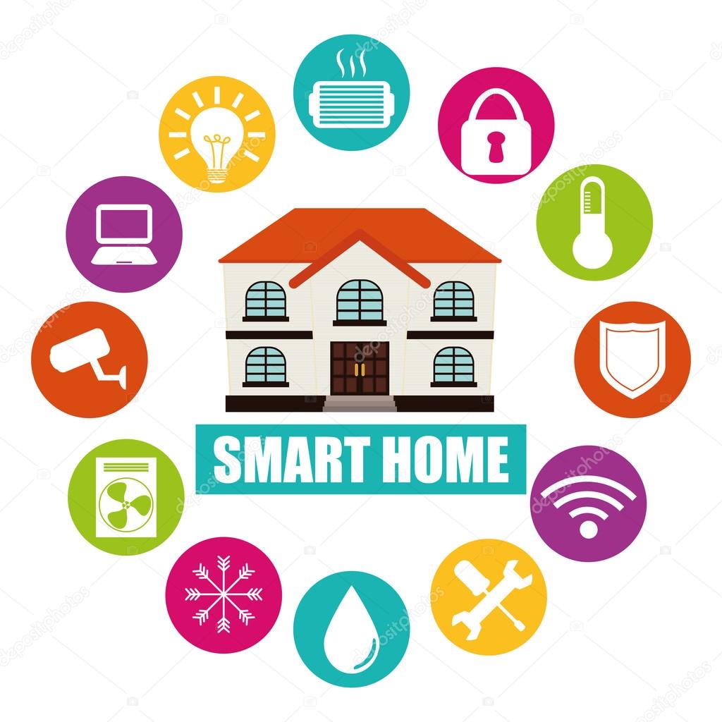 Smart home Stock Vector Image by ©djv #65735785 Smart home Stock Vector Image by ©djv #65735785