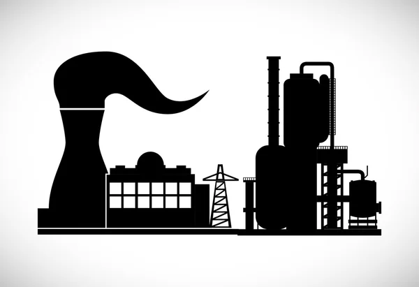 Diseño de planta industrial Vector de stock #77344542 de ©djv