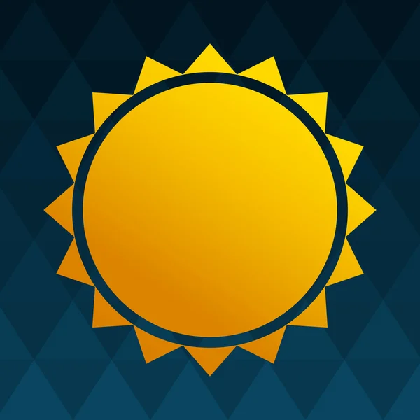 Polygon Sun — Stock Vector © unkreatives #64733613