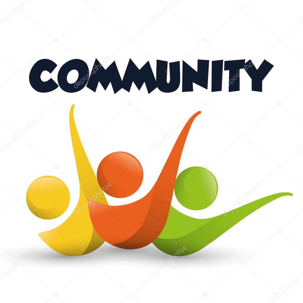 Community people graphic Stock Vector Image by ©djv #94851412
