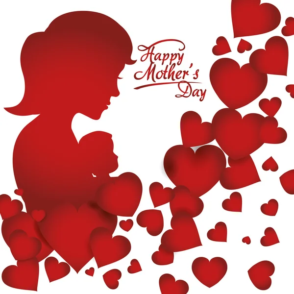 Valentines Day Red Hearts Border — Stock Photo © Irisangel #2241468