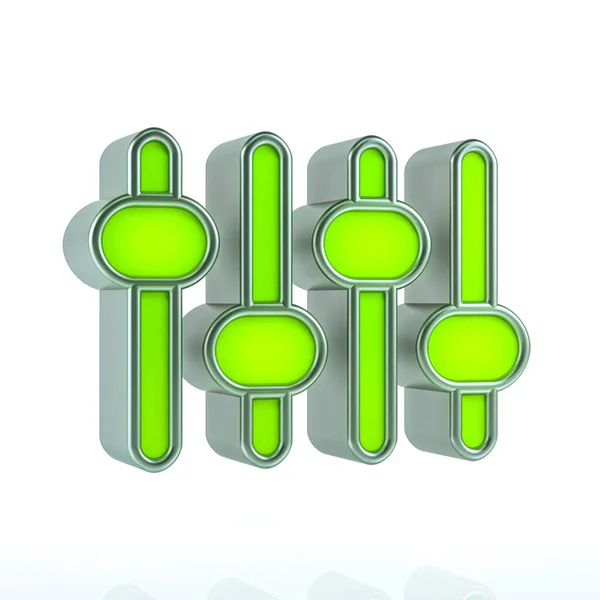 Green Backwards Button Media Control Symbols White Background ...