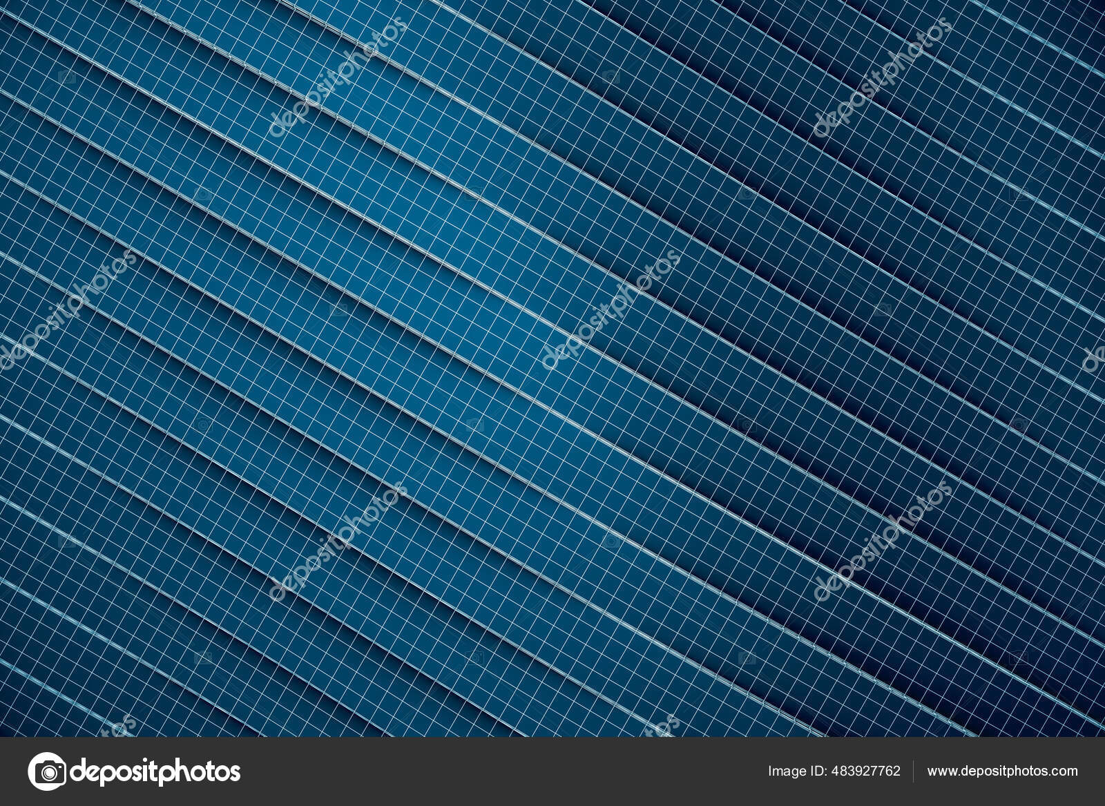 Abstract Simple Curve Creative Design Smooth Blue Shapes Minimal ...