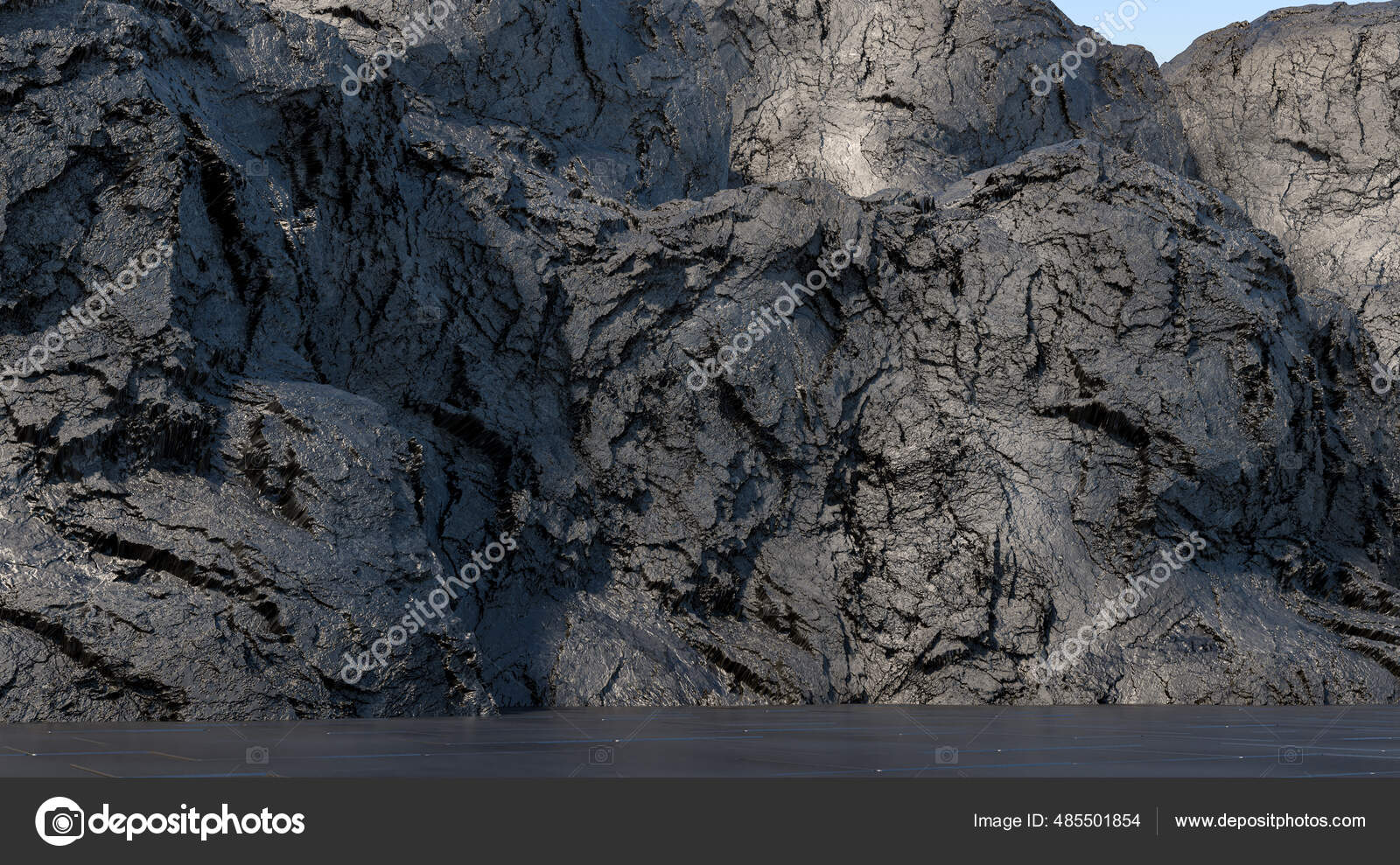 Black Rock Background