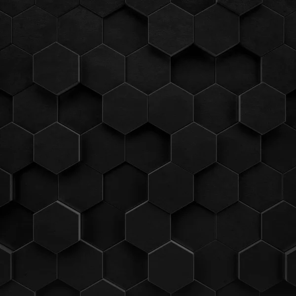 Honeycomb Pattern Black
