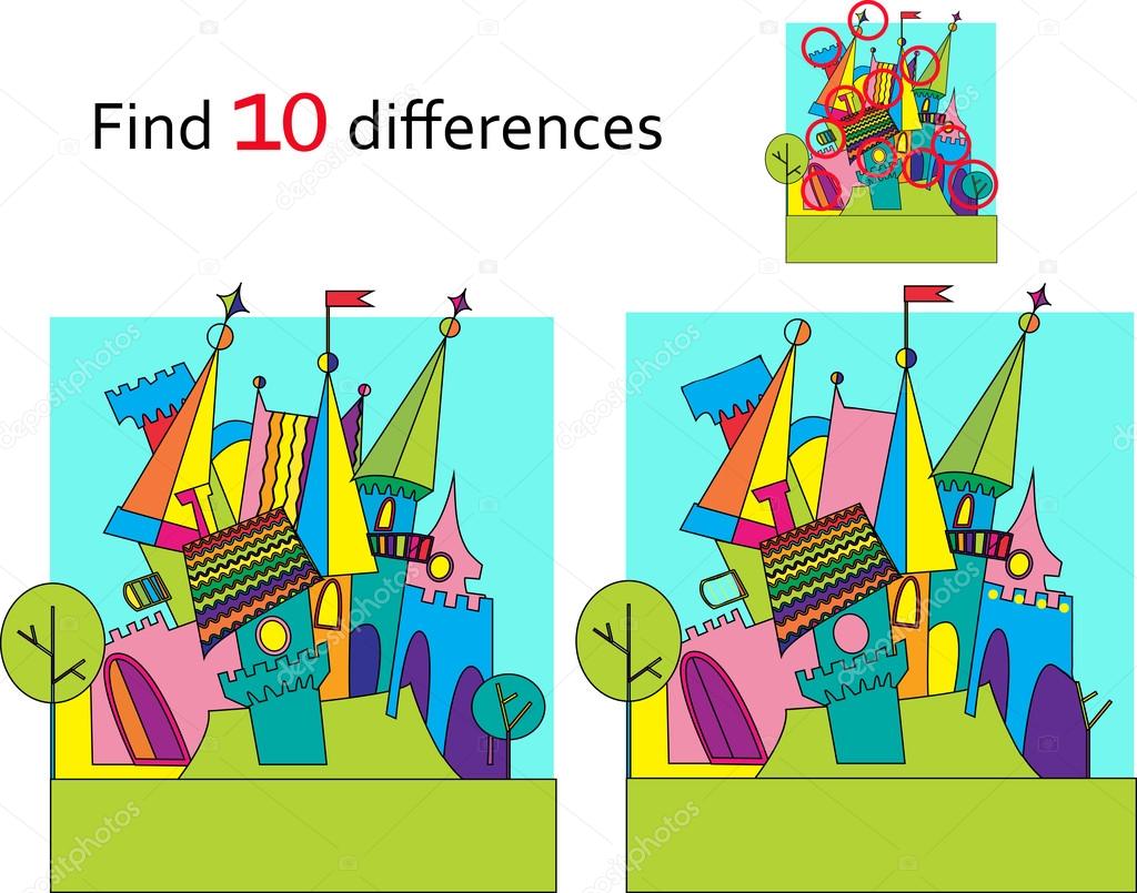 Fairy tale castle , vector and cartoon illustrations Stock Vector Image ...