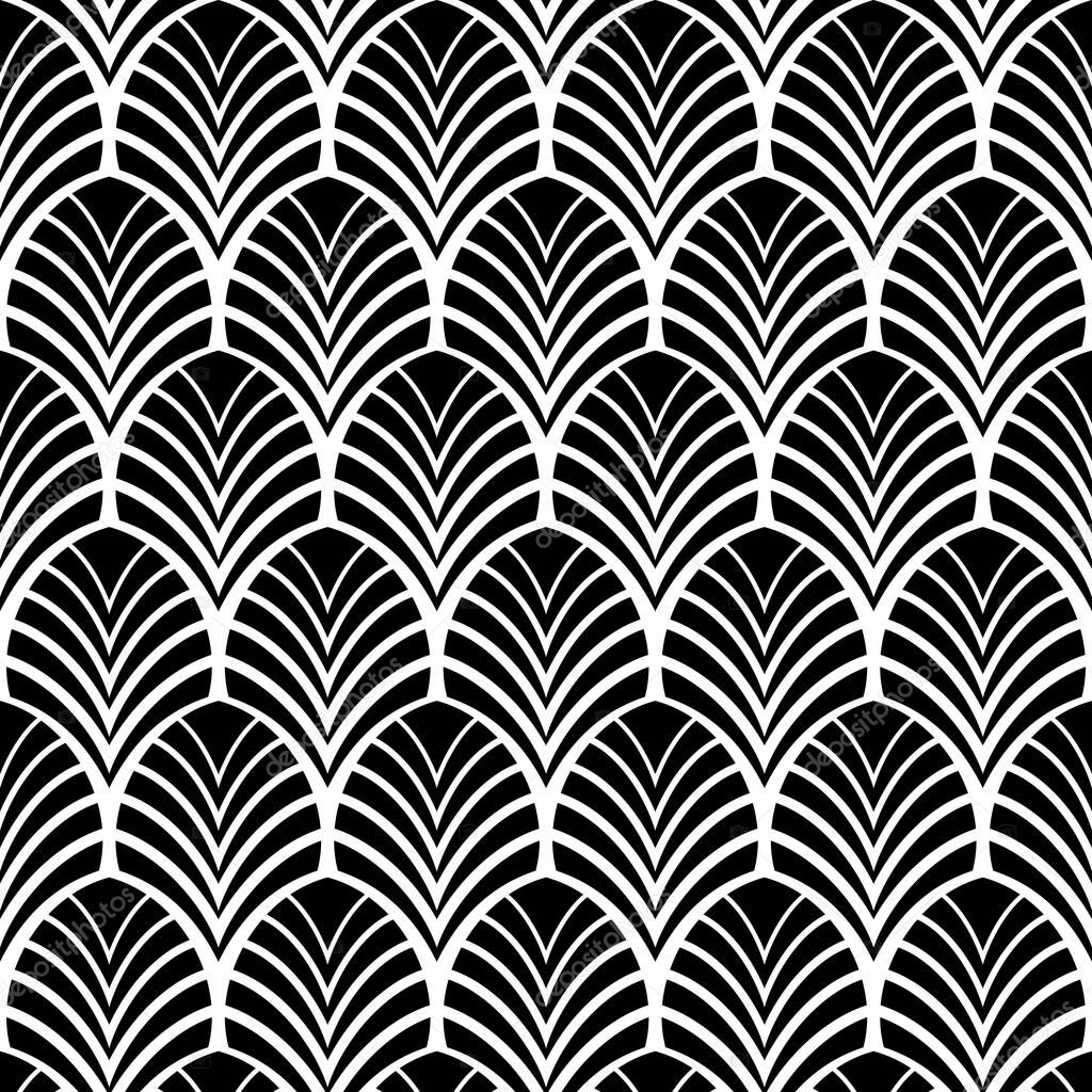 Patr n sin costura vectorial. Hojas geom tricas decorativas. Fondo floral regular con p talos ...