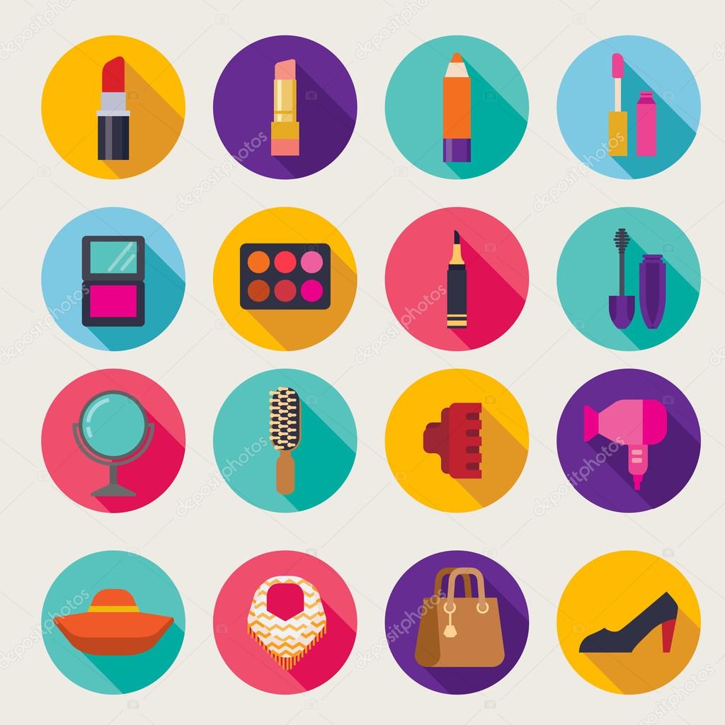 Beauty icons — Stock Vector © whanwhan.ai #69172157