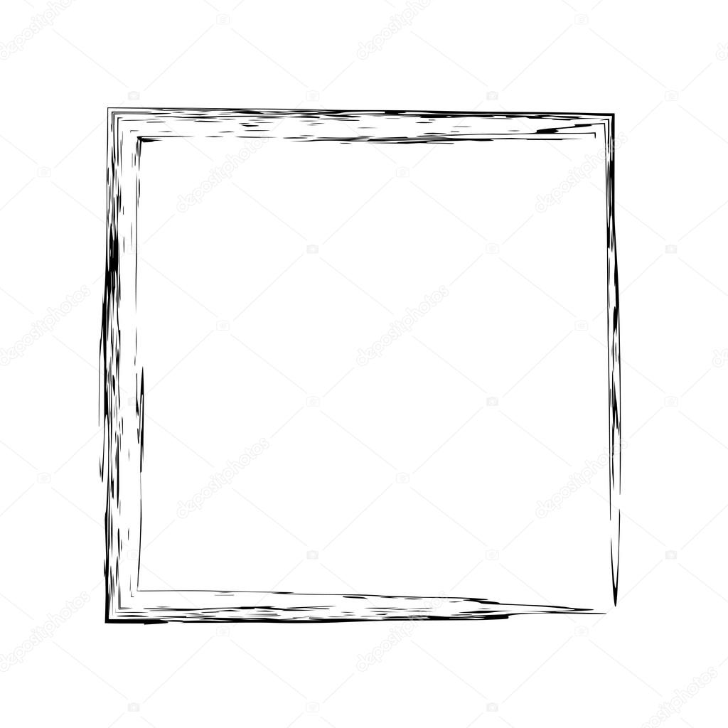 Frame square ink grunge background Stock Vector by ©olegkozyrev 102329374