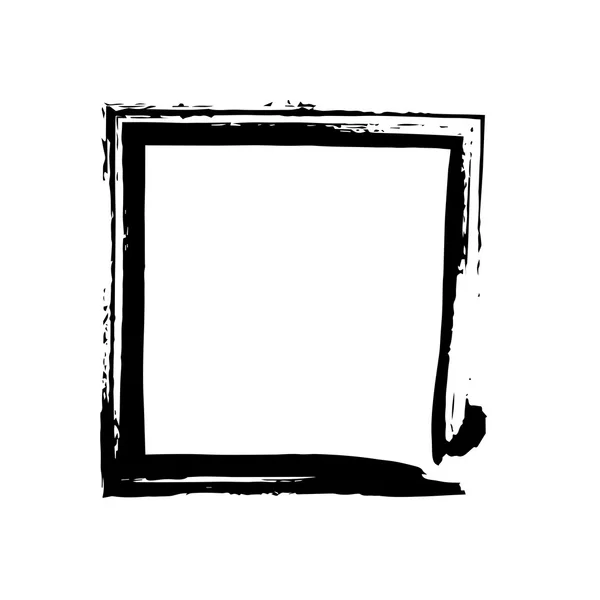 Frame square ink grunge background Stock Vector Image by ©olegkozyrev ...