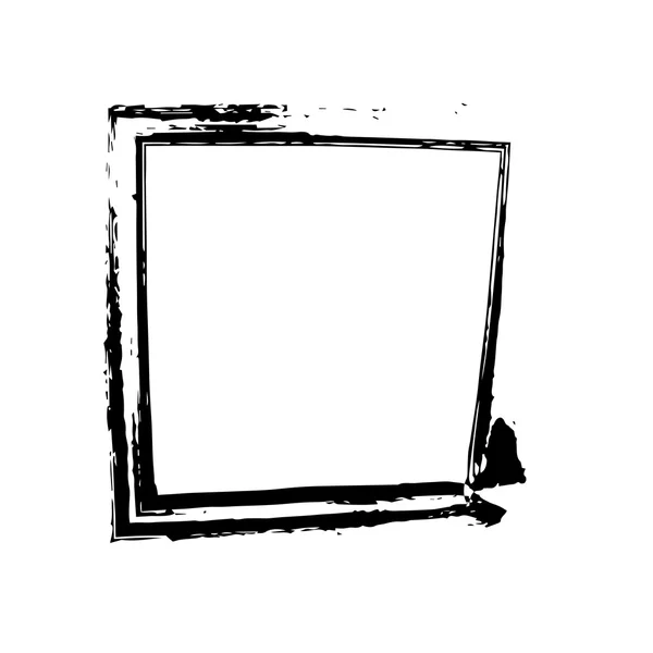 Frame square ink grunge background Stock Vector Image by ©olegkozyrev ...