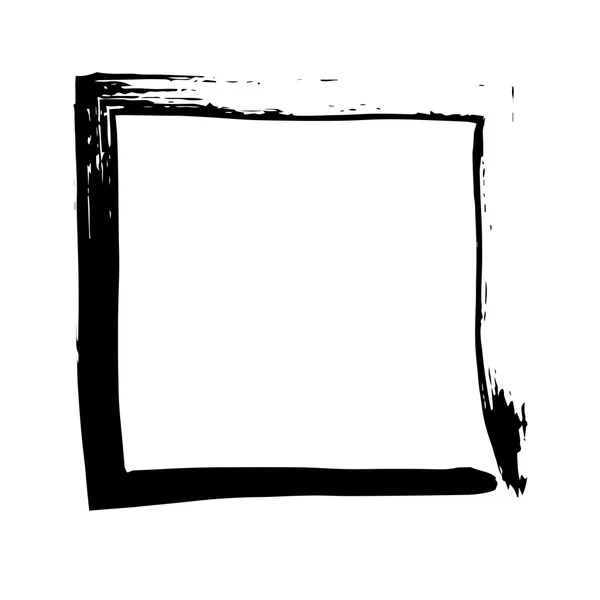 Frame square ink grunge background Stock Vector Image by ©olegkozyrev ...
