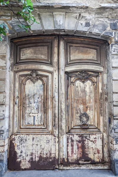 Old decayed door in Paris, France - Stock Image - Everypixel