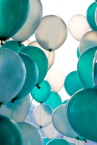 Fundo balões turquesa Stock Photos, Royalty Free Fundo balões turquesa ...