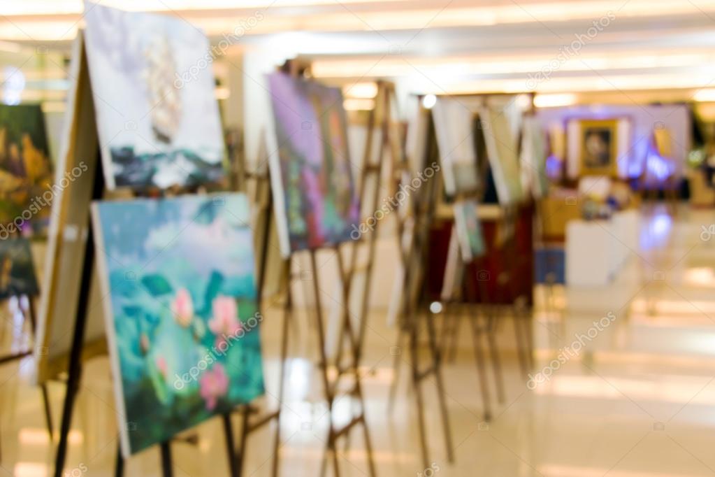 Art gallery painting frame — Stock Photo © yanukit #87514766