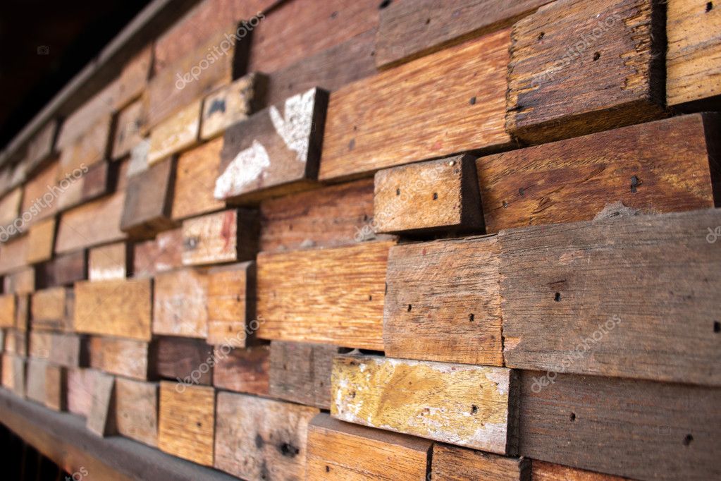 Wood block background Stock Photo by ©yanukit 98510842