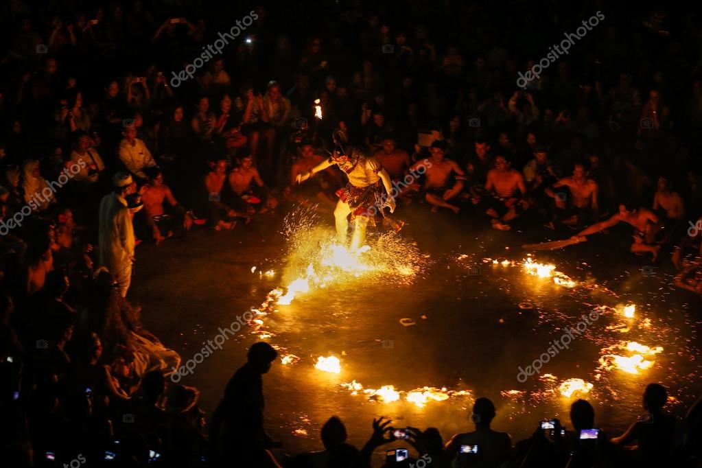 Kecak Fire Dance, Bali Island — Stock Editorial Photo © chenws #54702807