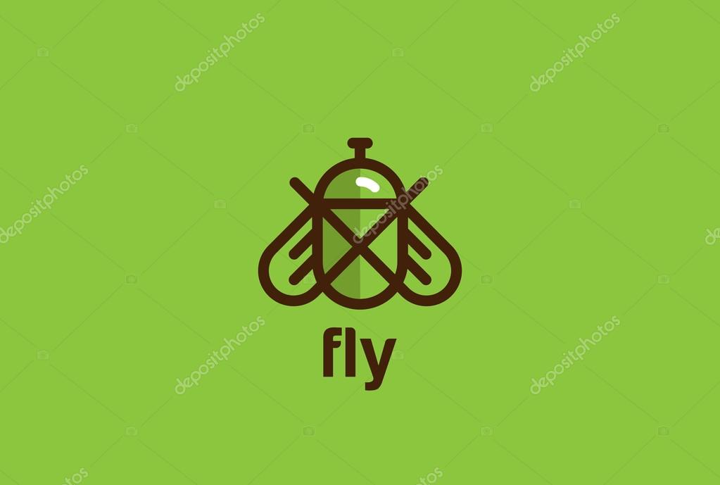 Fly Logo design Stock Vector Image by ©Sentavio #110919138