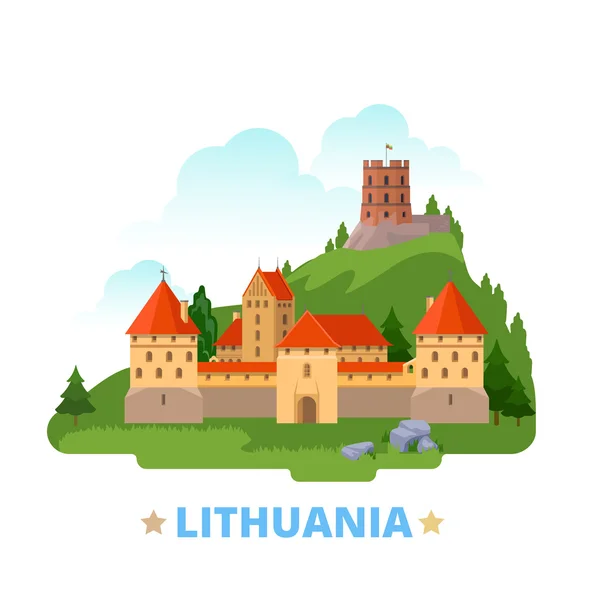 Trakai castle Vector Art Stock Images | Depositphotos