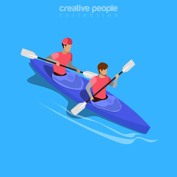 ᐈ Kayaker cartoon stock vectors, Royalty Free kayaker illustrations ...