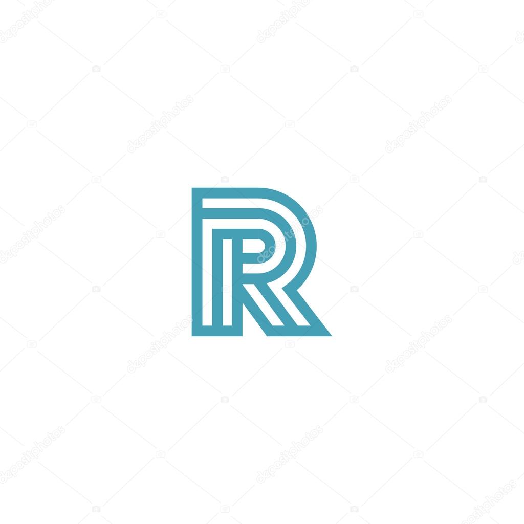 Impossible Letter R Logo design Stock Vector by ©Sentavio 118301474