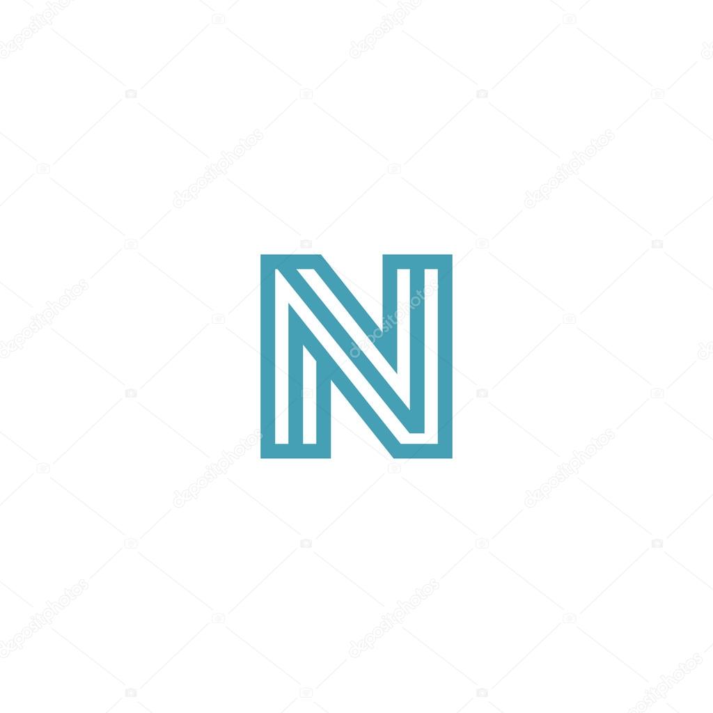 Impossible Letter N Logo design Stock Vector by ©Sentavio 118333372
