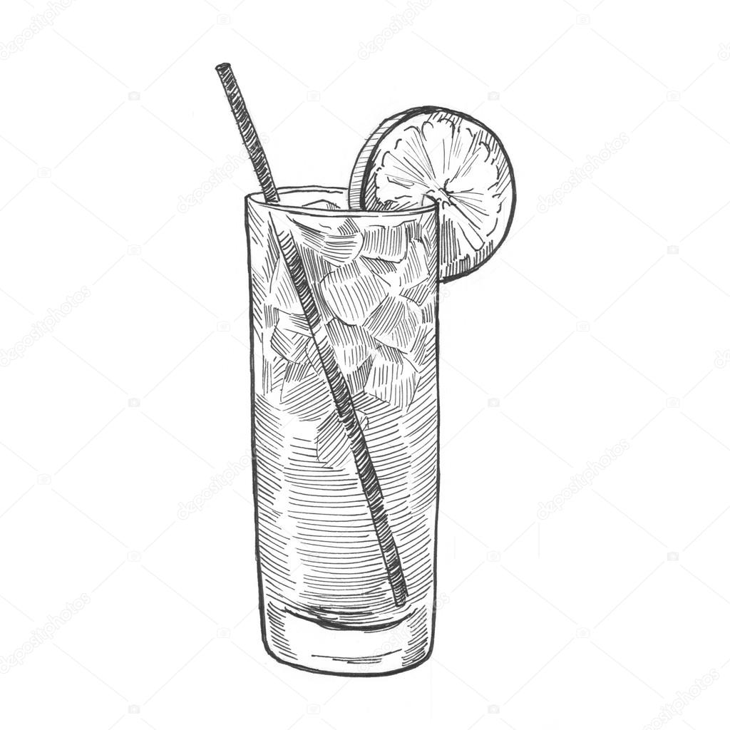 Painting illustration cocktail Stock Photo by ©Sentavio 83131172