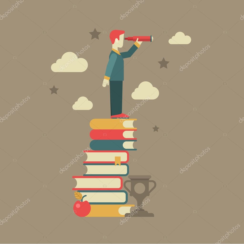 Education future vision concept. Stock Vector Image by ©Sentavio #83134918