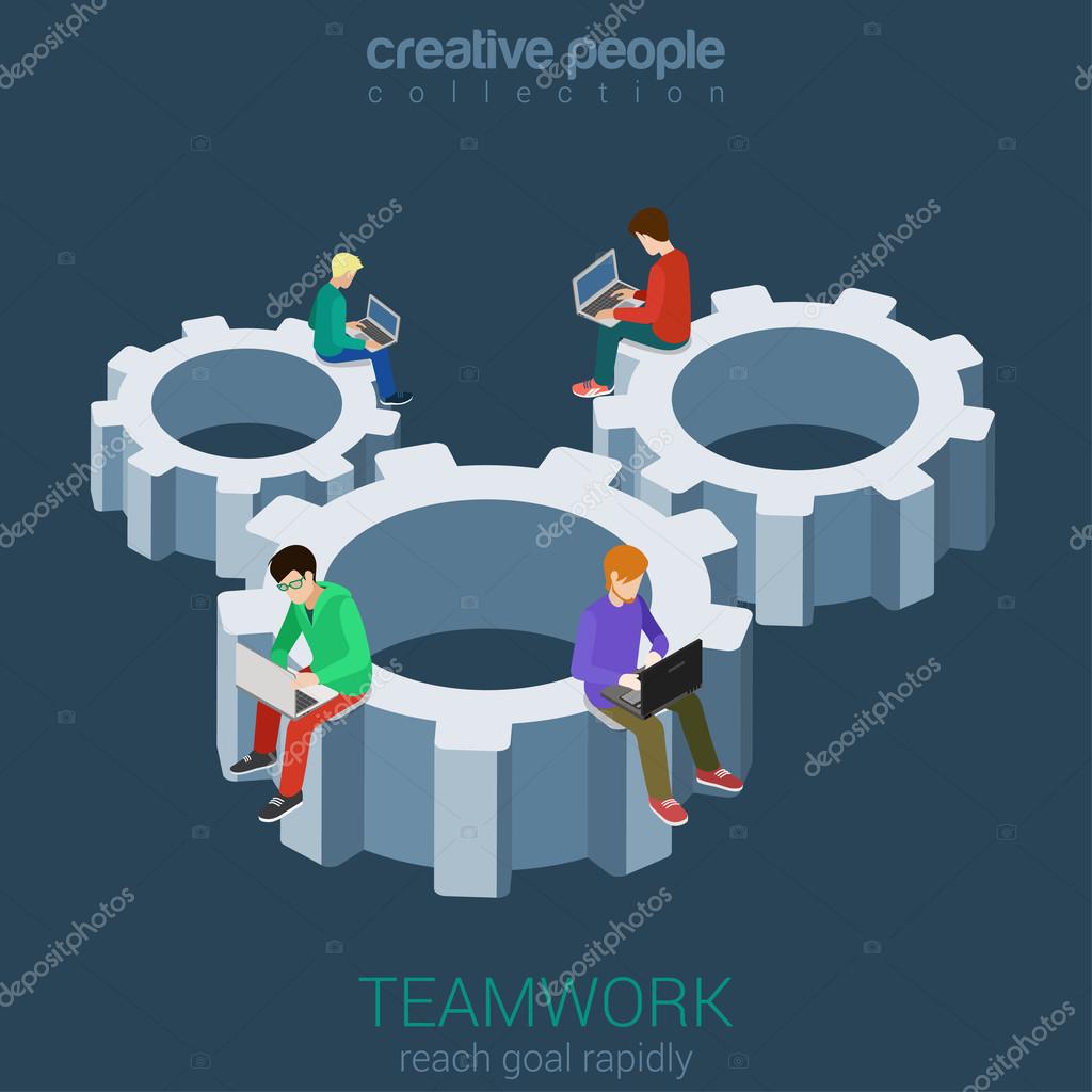 Desarrolladores programador programador trabajo en equipo 2022