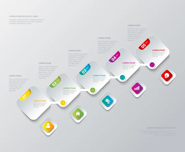 Labels infographics mockup template. Stock Vector Image by ©Sentavio ...