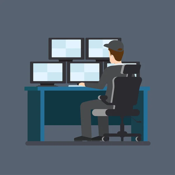 Security room Stock Vectors, Royalty Free Security room Illustrations ...