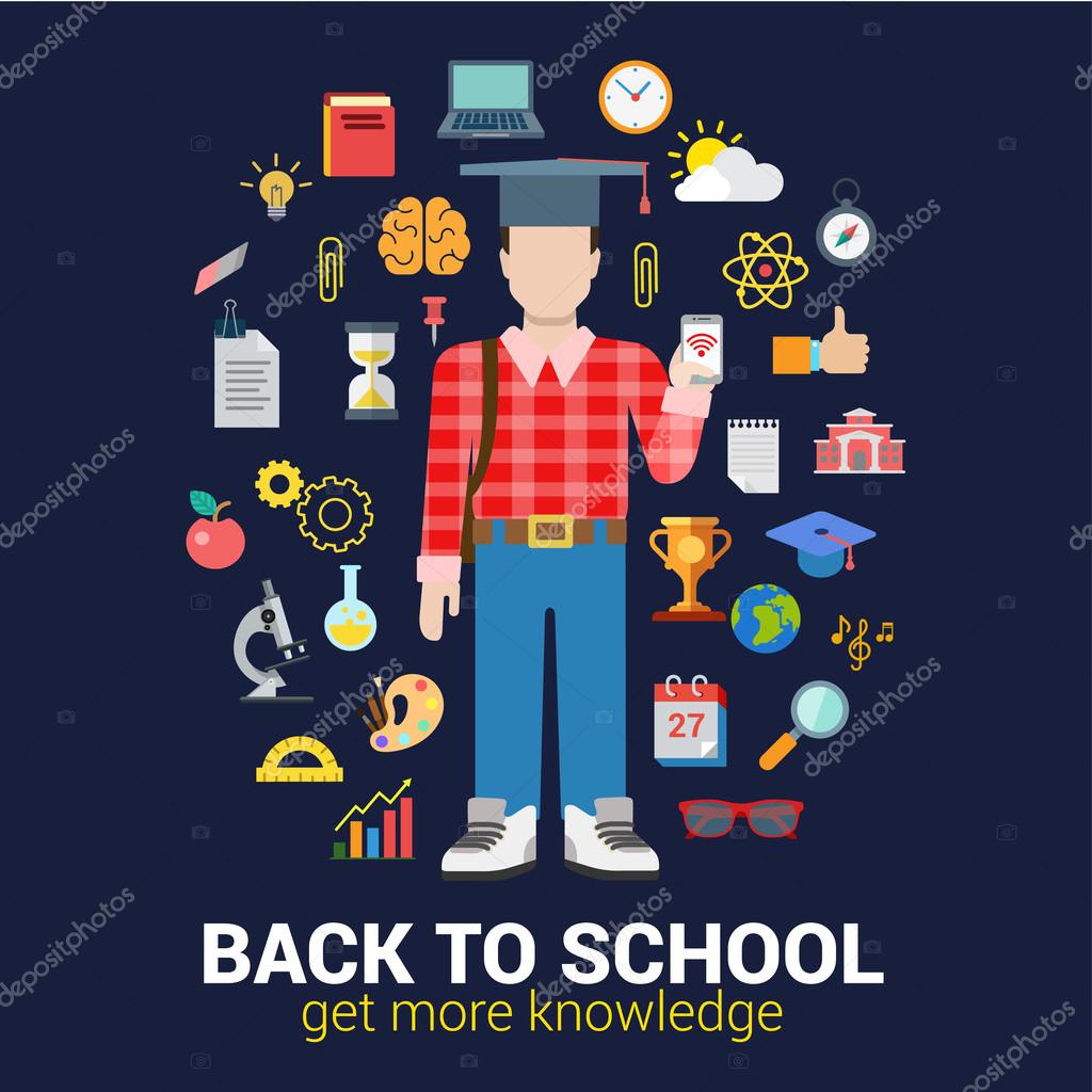 Education infographics icon set Stock Vector Image by ©Sentavio #83141630