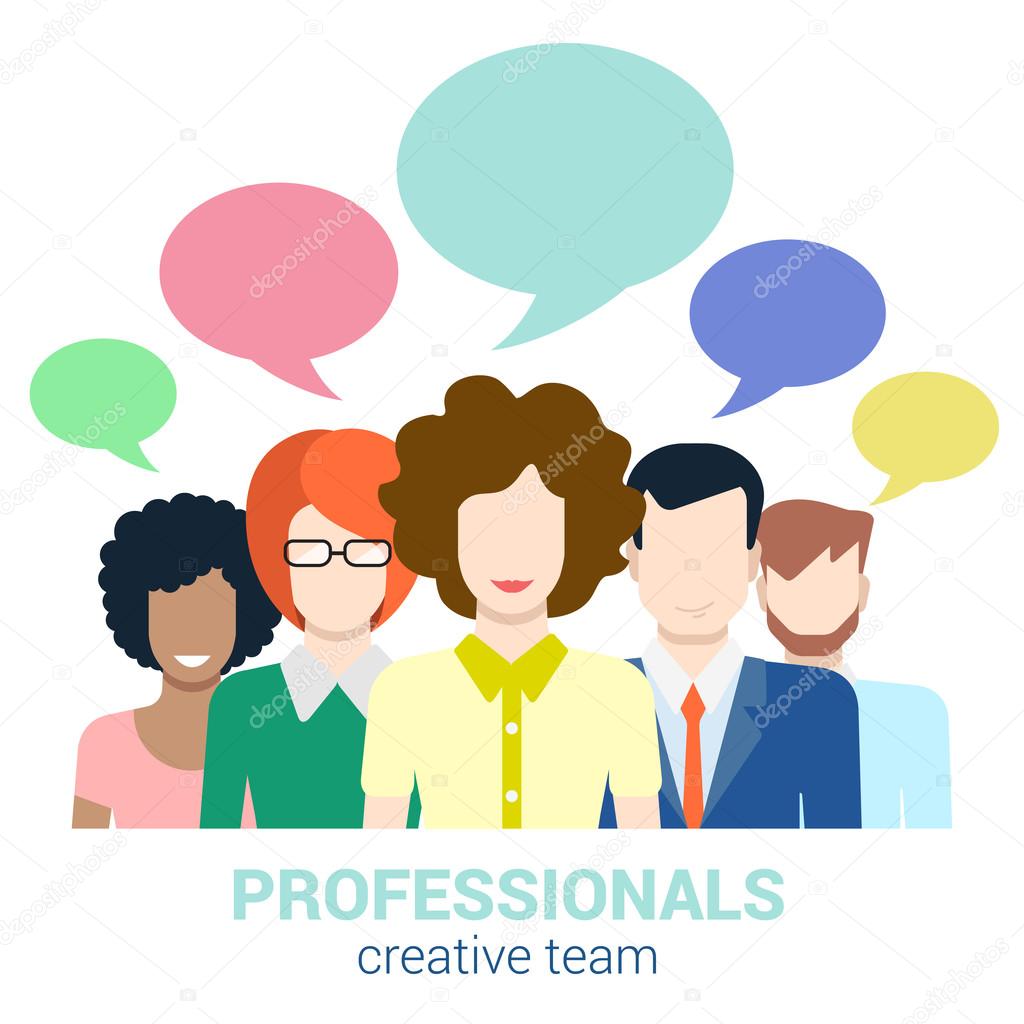 People and chat callout signs Stock Vector Image by ©Sentavio #83141904