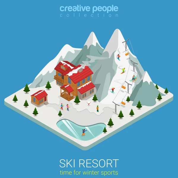 100,000 Ski resort Vector Images | Depositphotos