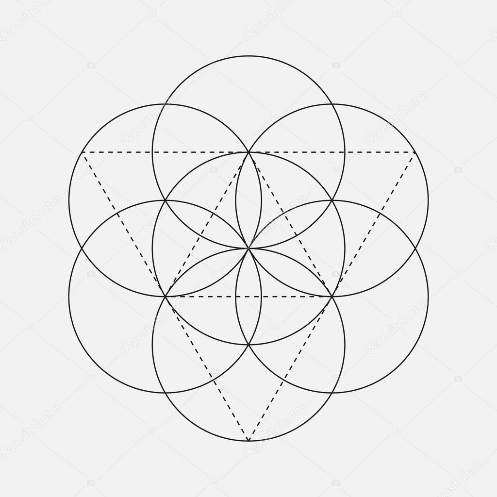 Flower of Life sign — Stock Vector © 21kompot #103116212
