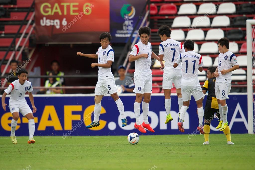 AFC U-16 Championship Korea Republic and Malaysia – Stock Editorial ...
