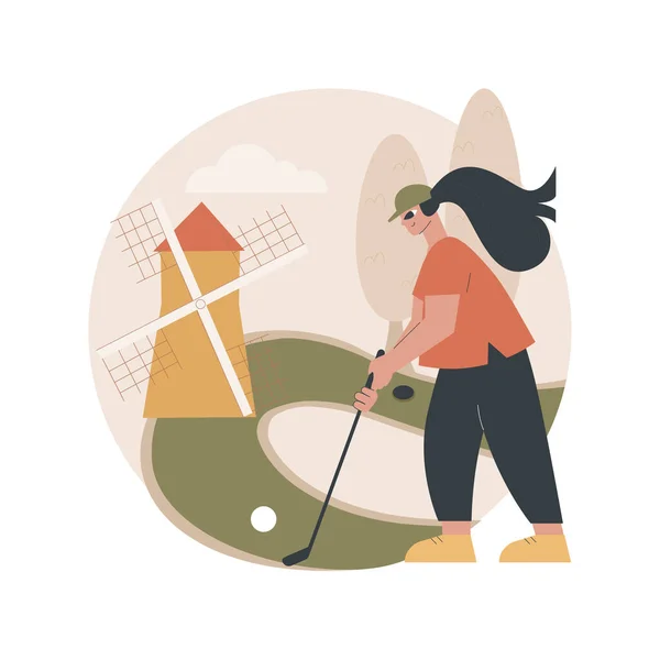 Mini golf cartoon Vector Images | Depositphotos