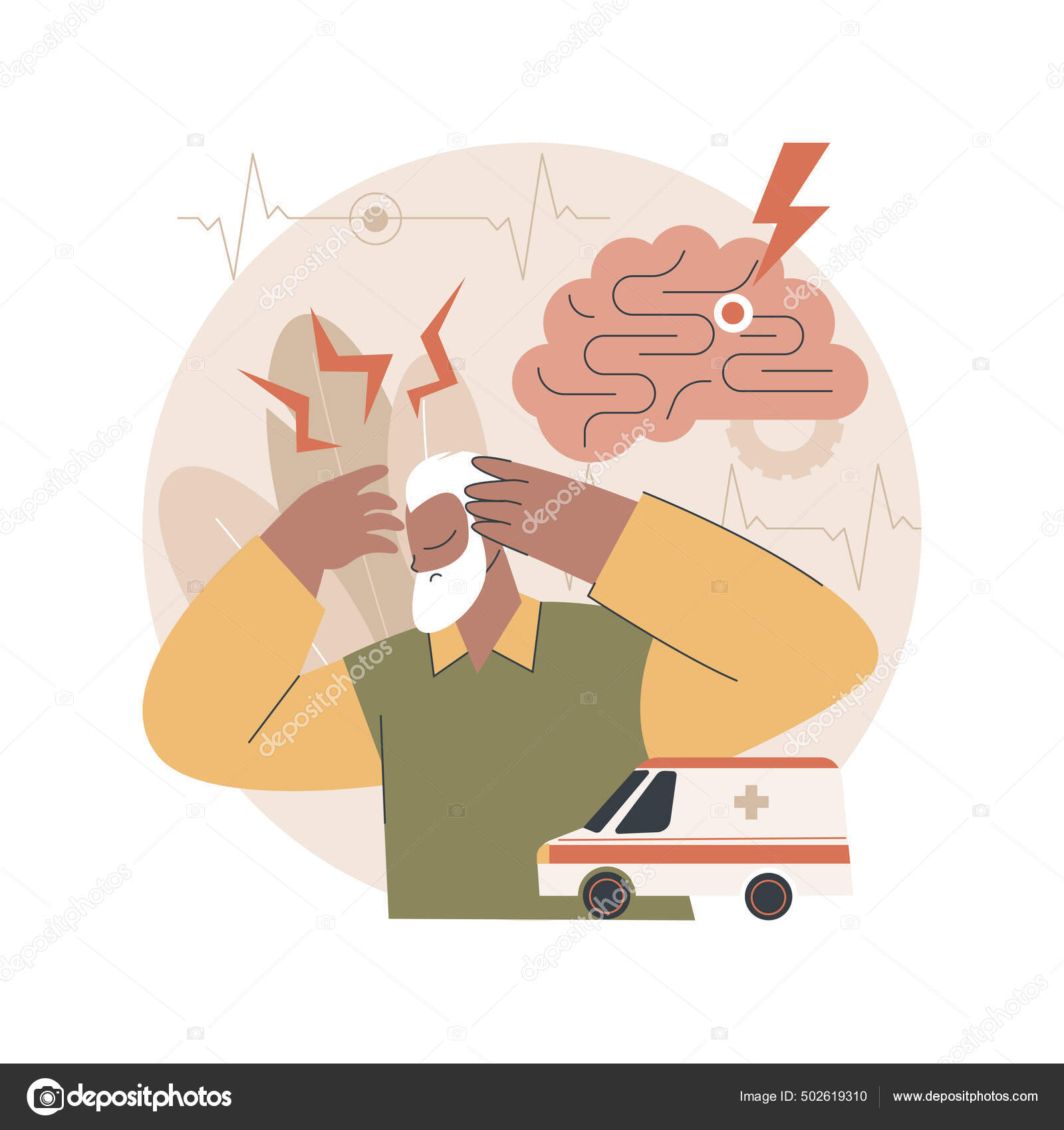 Stroke Abstract Concept Vector Illustration Stock Vector By ©vector