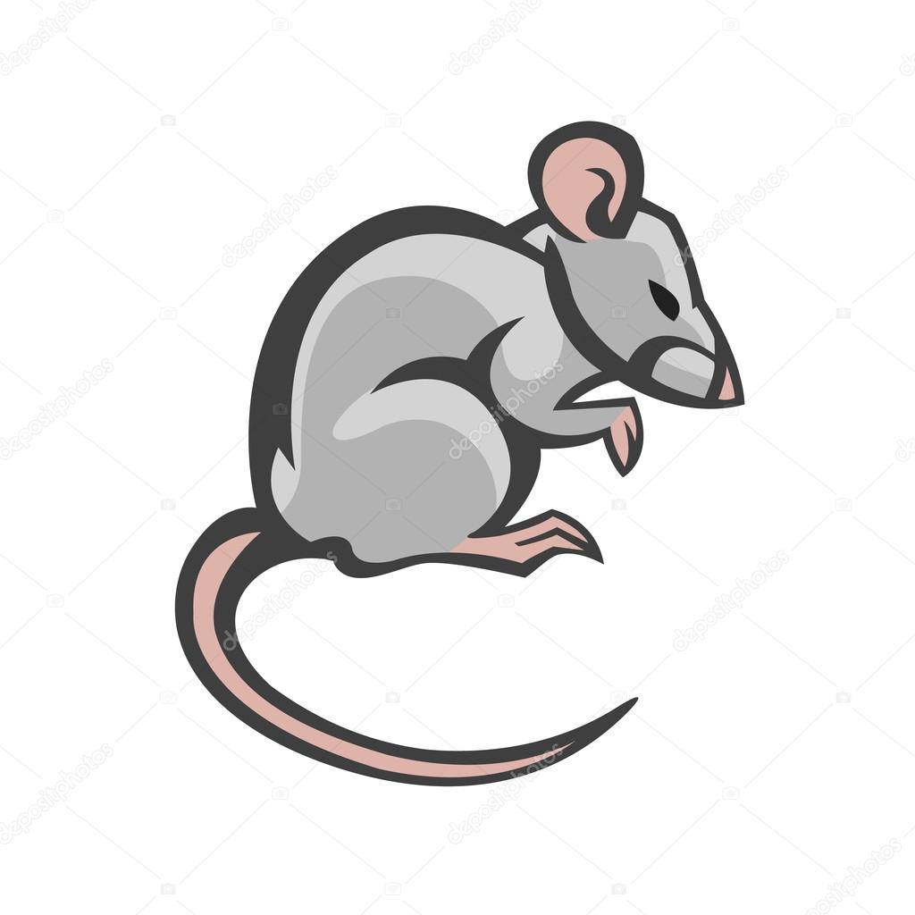 House mouse drawing home parasite Stock Vector Image by ©AnnaSuchkova ...
